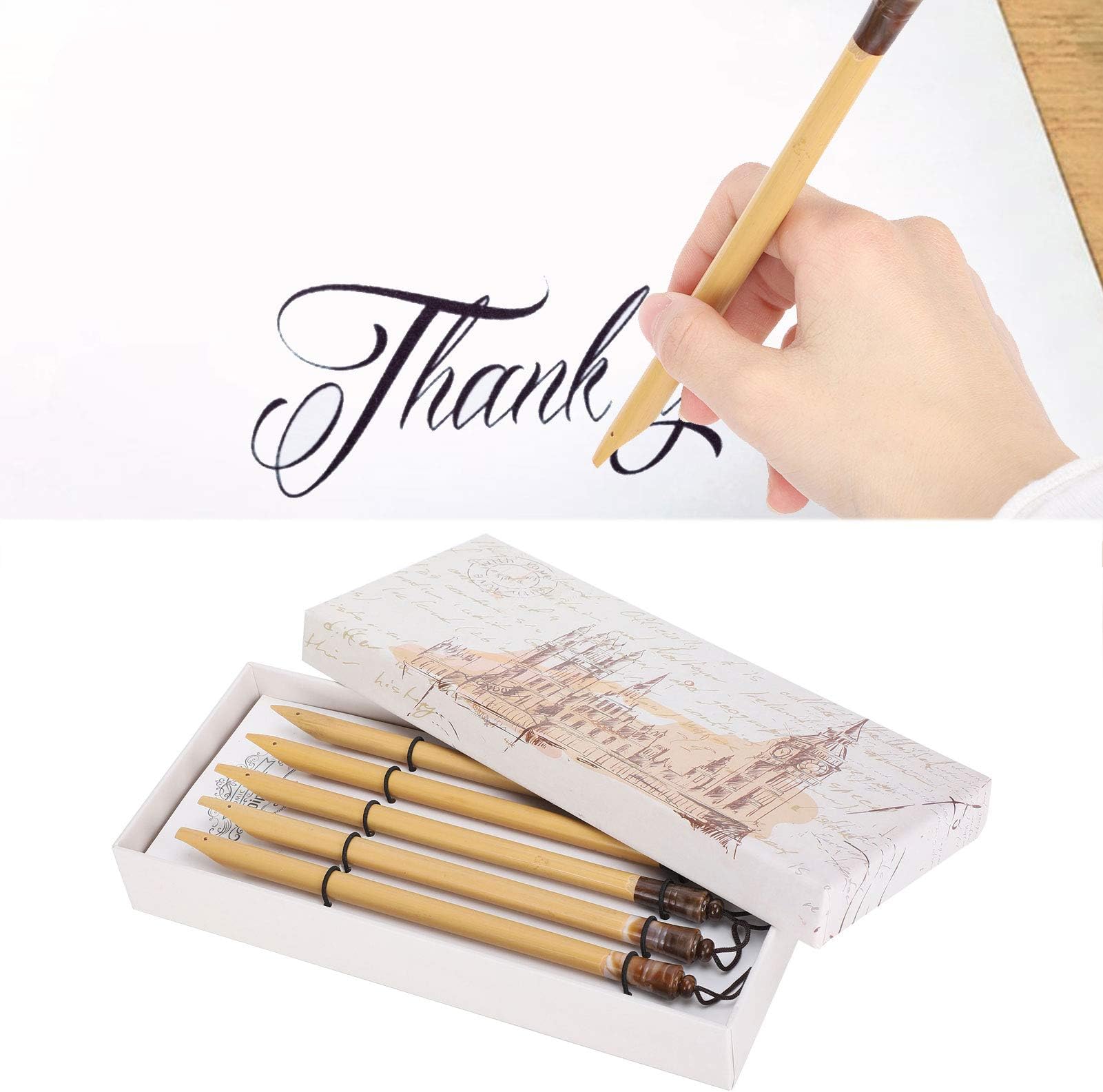 Amazon.com : Hillento Comic Dip Pen Set, 4 Wooden Pen Handler Artist ...