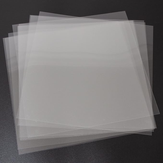 NEGLEX Hoja de Mylar en blanco de 7,5 Mil (paquete de 10), hoja de ...