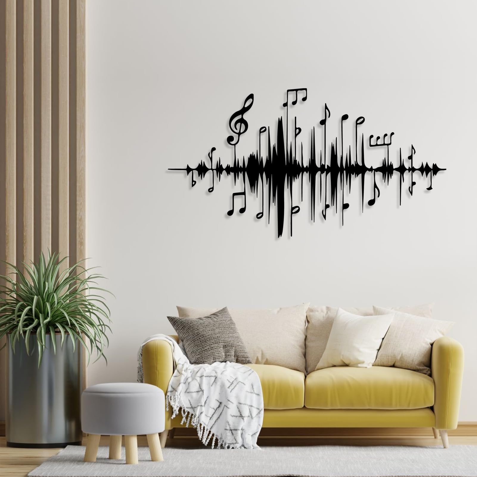 Pared Musical De Notas Musicales Dnven 28 Pulgadas X 24 Pulgadas Nuevo