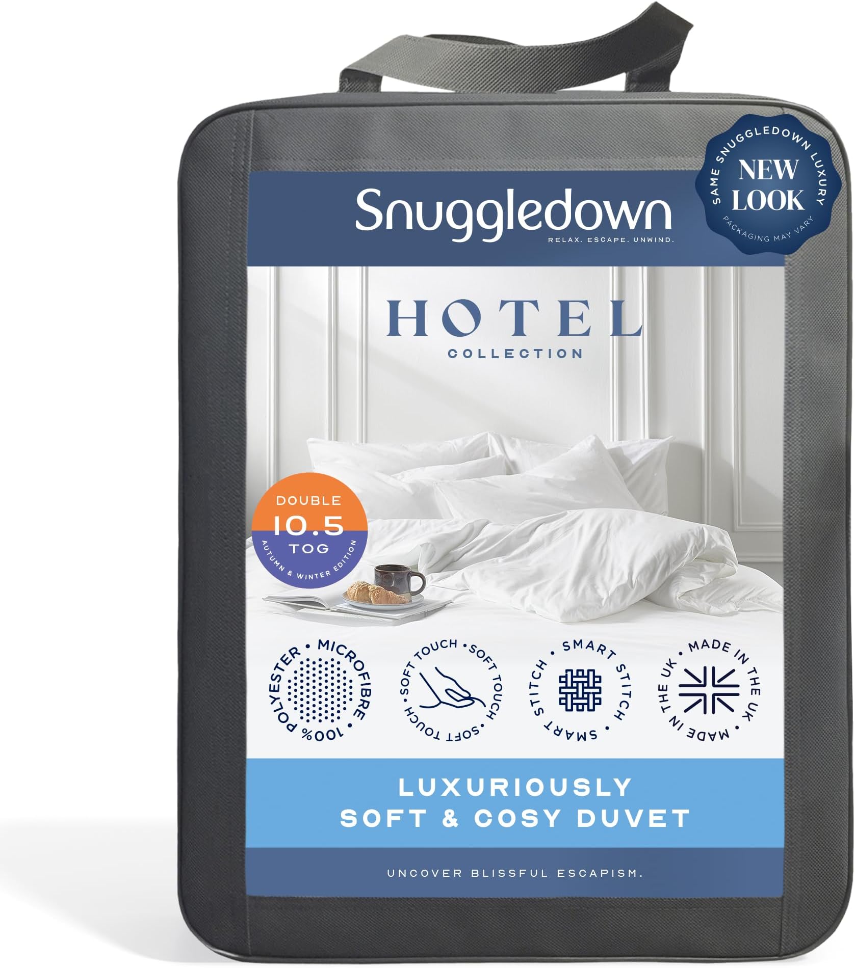 Slumberdown Feels Like Down Double Duvet - 10.5 Tog All Year Round ...