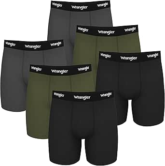 Amazon.com: Wrangler - Ranger Mens Cooling Boxer Briefs - Dry Cool ...