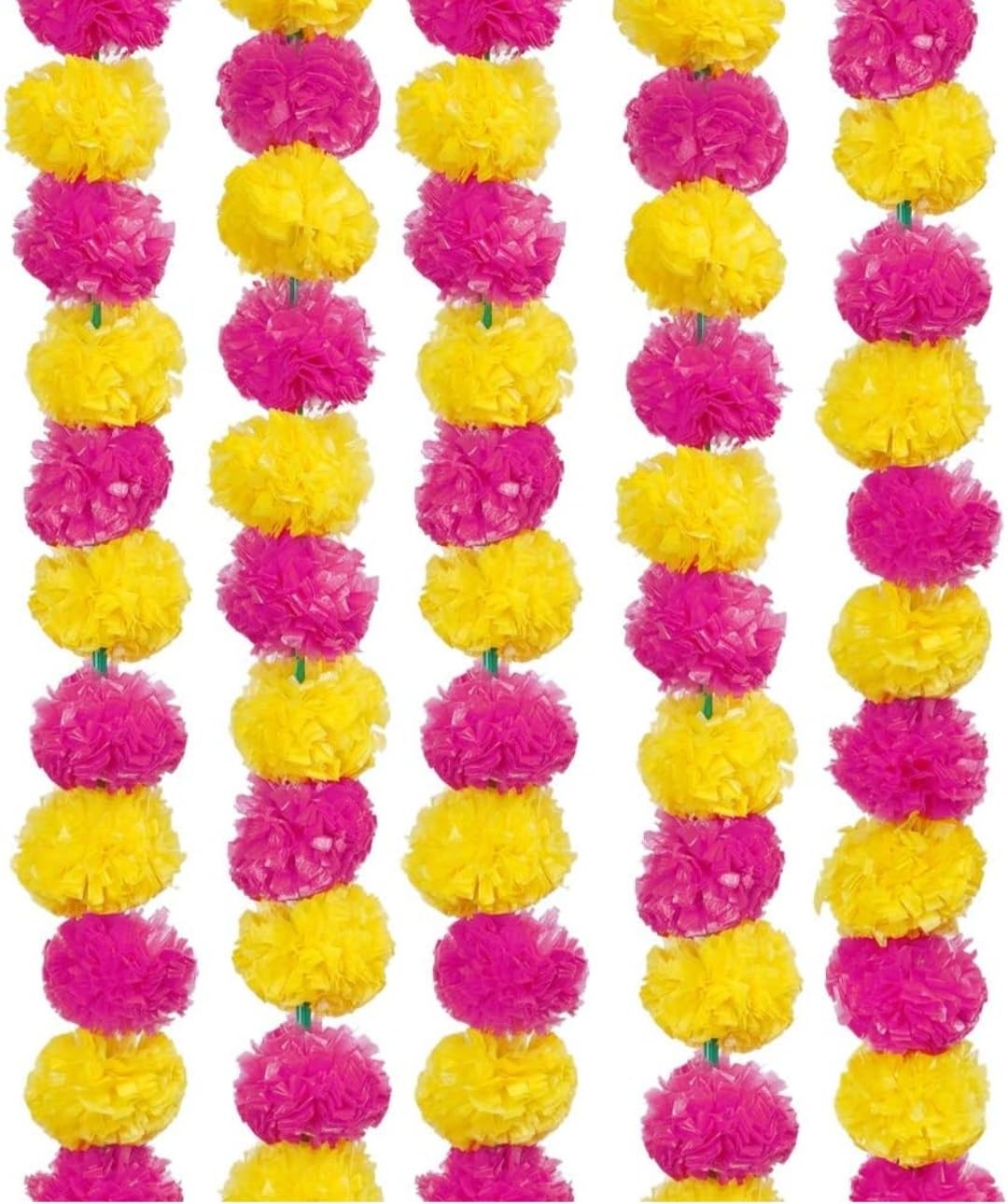Buy Phool Mala Artificial Flowers, Phool Mala, Marigold Flowers ...