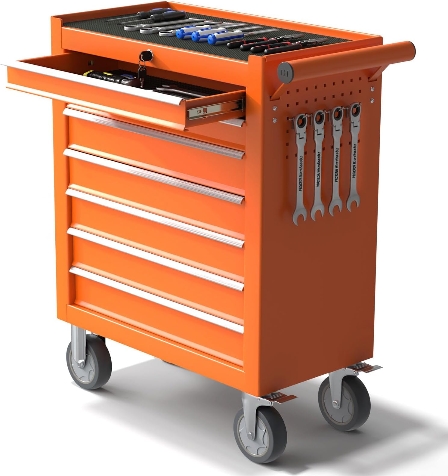 Amazon.com: Pelnuies 7-Drawer Rolling Tool Chest with Wheels, High ...