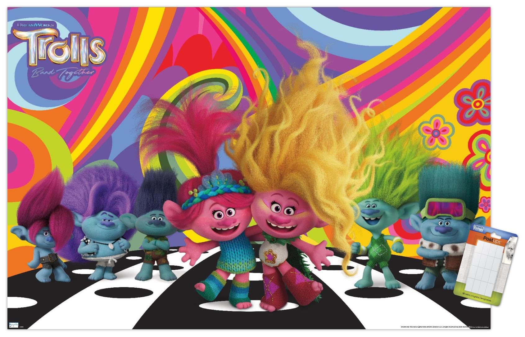 Amazon.com: Trends International Trolls: Band Together - Universe Wall ...