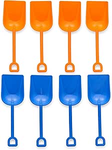 Bramble - 15 Plastic Beach Mini Small Spades for Kids Sand Toys and ...