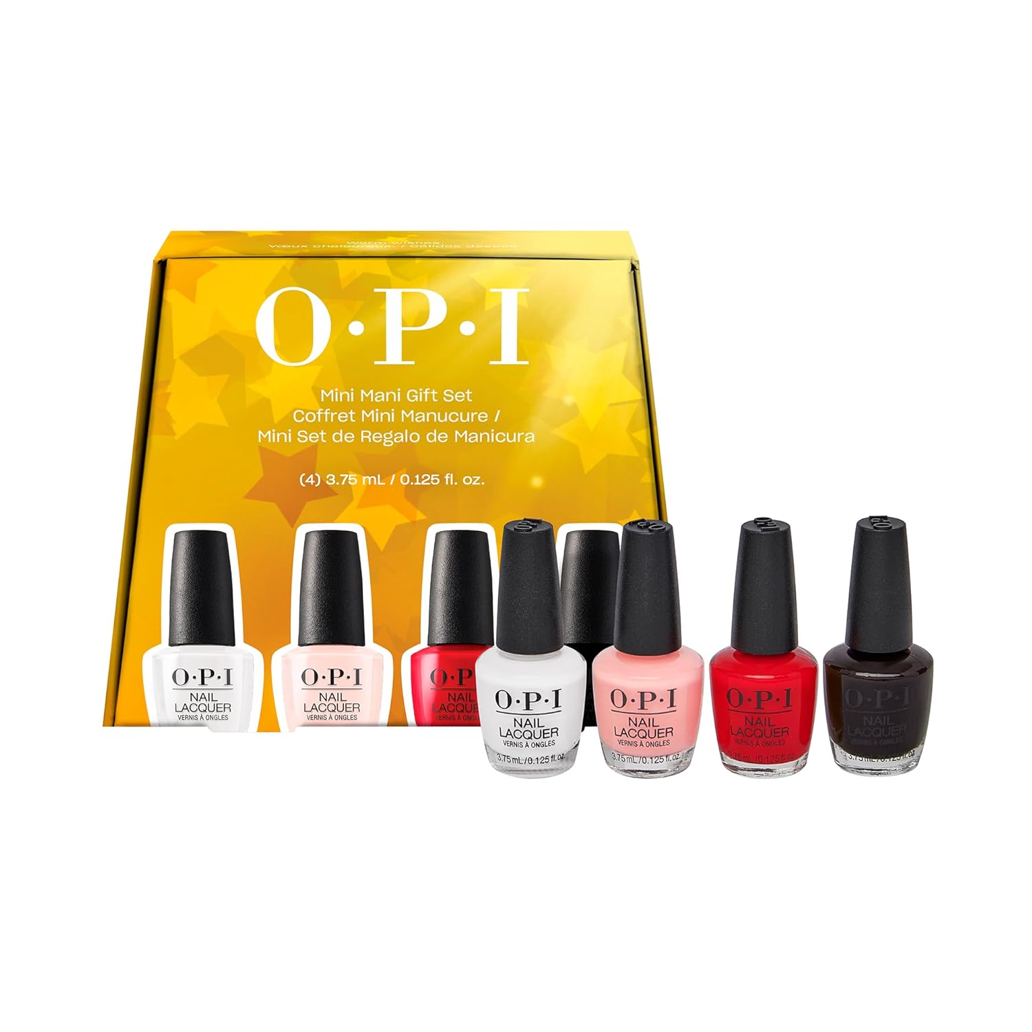 Amazon.com: OPI Nail Lacquer, 4PC Mini-Pack, Up to 7 Days of Wear, Chip ...