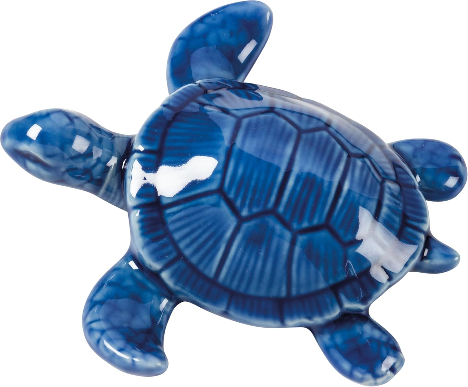 Amazon.com: Primitives by Kathy Ceramic Sm Blue Sea Turtle Figurine ...