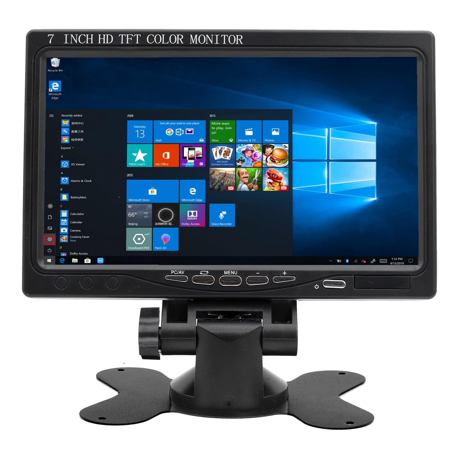 Amazon.com: 7 inch Small HDMI Monitor 1024x600 Resolution Small 1080P ...