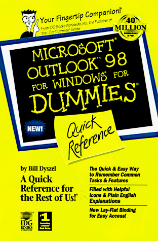 Microsoft Outlook 98 for Windows for Dummies: Quick Reference: Dyszel ...