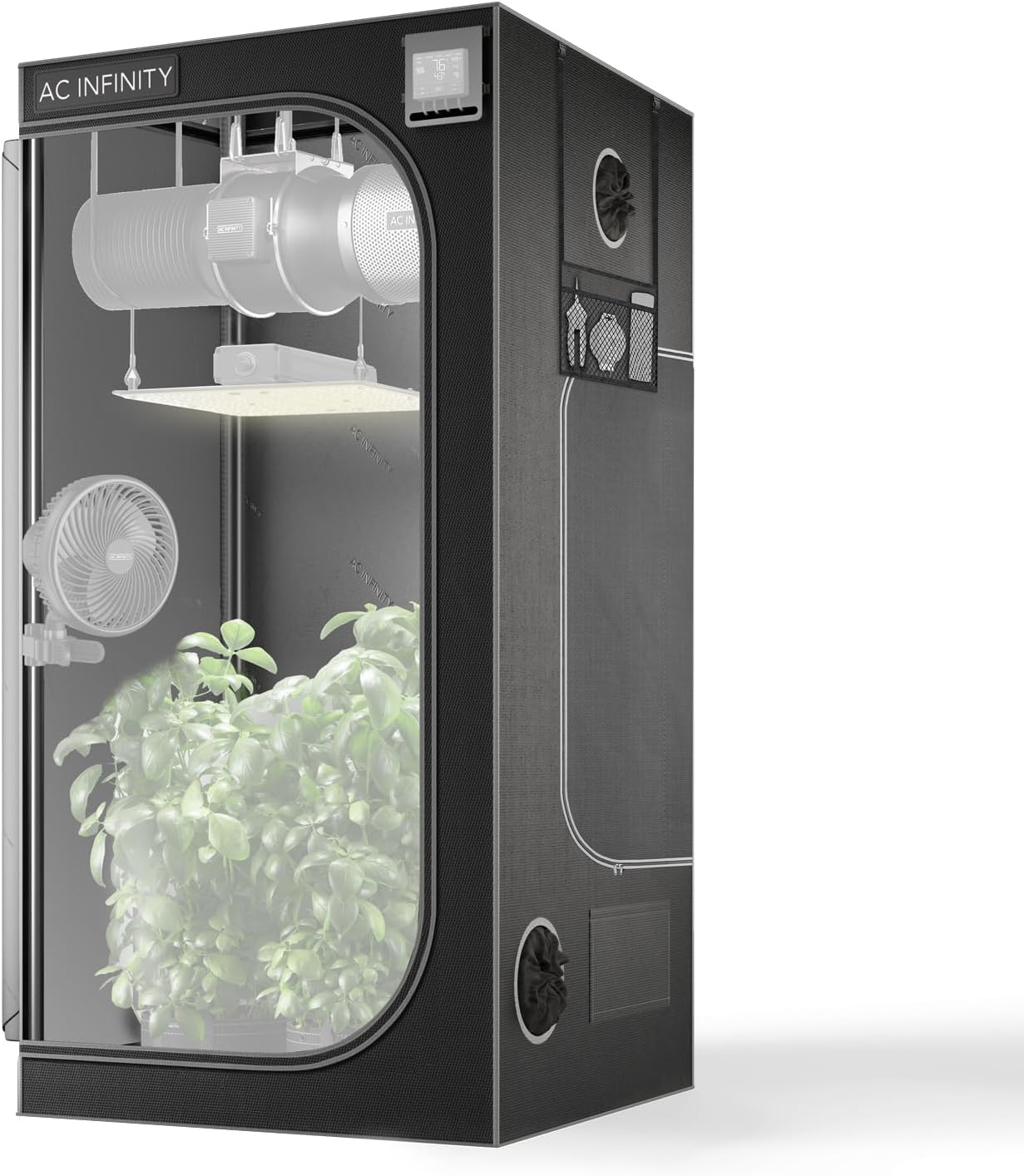 Amazon.com: VIVOSUN GIY 3x3 Grow Tent Kit and AeroWave A6 Clip Fan ...