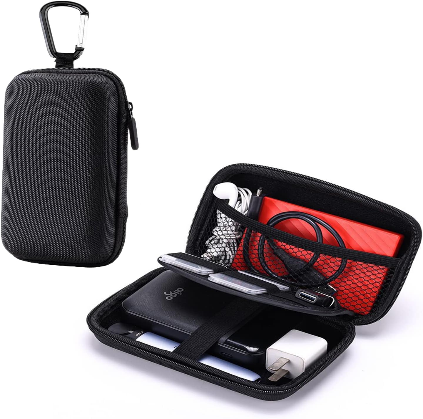 CCHKFEI MP3 Player Bag with Carabiner Portable Carry Bag for MP3 MP4 ...