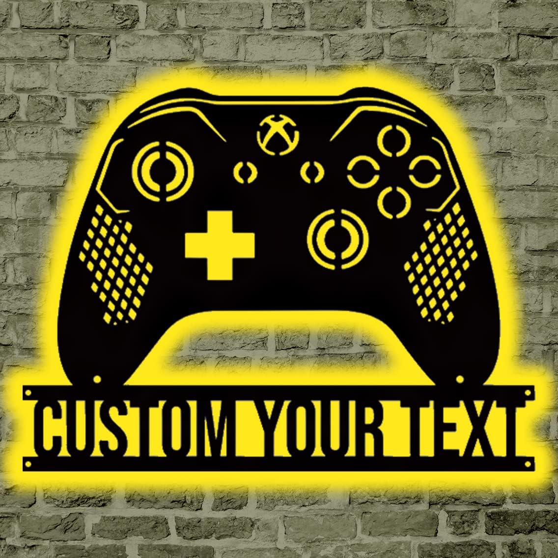 Personalized Game Controller Neon Signs LED Light for Boys Bedroom Wall ...