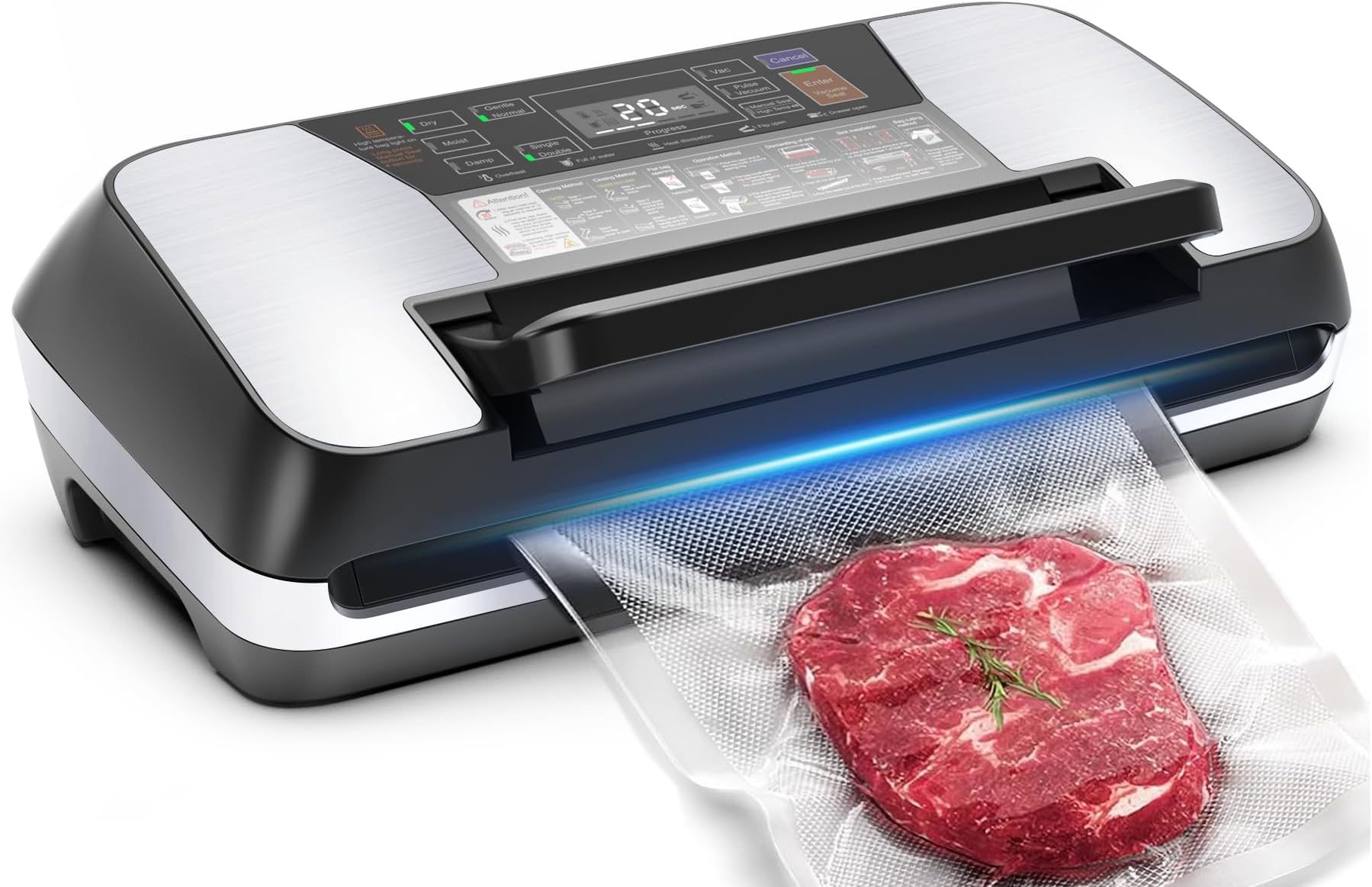 Foodsaver Food Vacuum Sealer Machine with Integrated Roll Storage | Bag ...