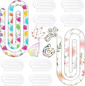 Amazon.com : 10 Pack Acrylic Sublimation Paper Clips, Clear 4" x 2 ...