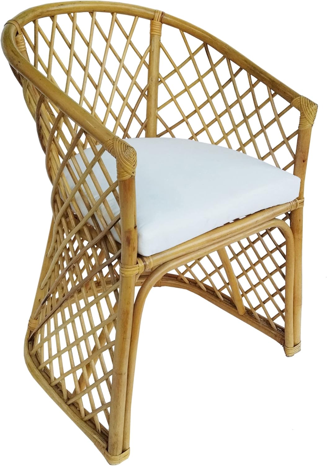 Amazon.com: D-Art Collection Rattan Palm Chair : Home & Kitchen