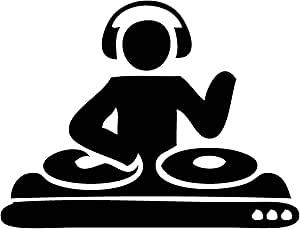 Amazon.com: TDT Printing & Custom Decals DJ Vinyl Decal Sticker for Car ...