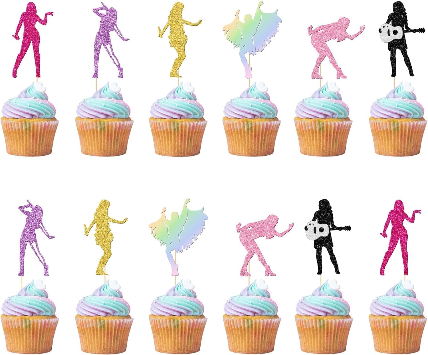 Amazon.com: 37PCS Singer party decorations Singer birthday decorations ...