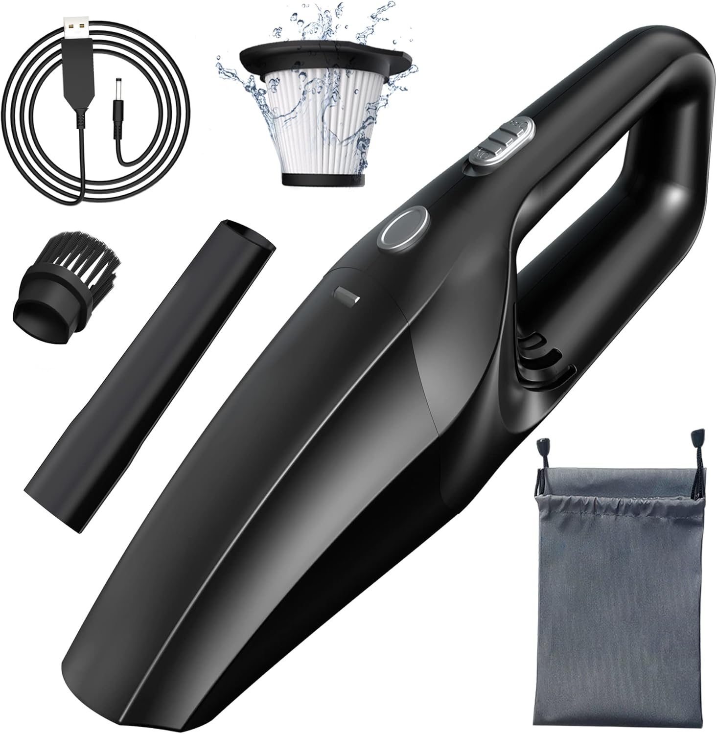 Amazon.com - TEMOLA Handheld Vacuum Cordless Cleaner, Portable Mini Car ...