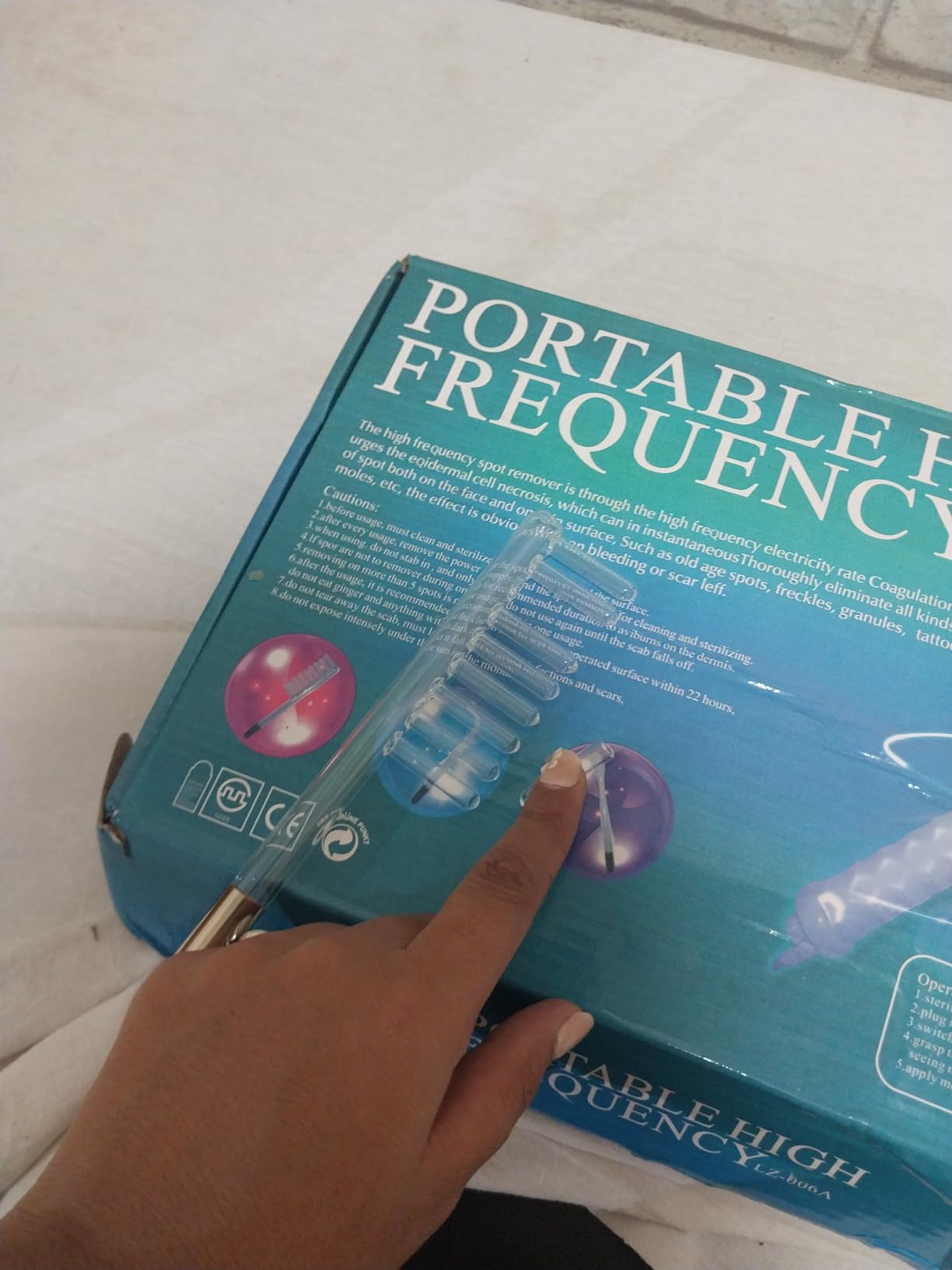 Vinban High Frequency Machine Electric Therapy Device, Portable ...