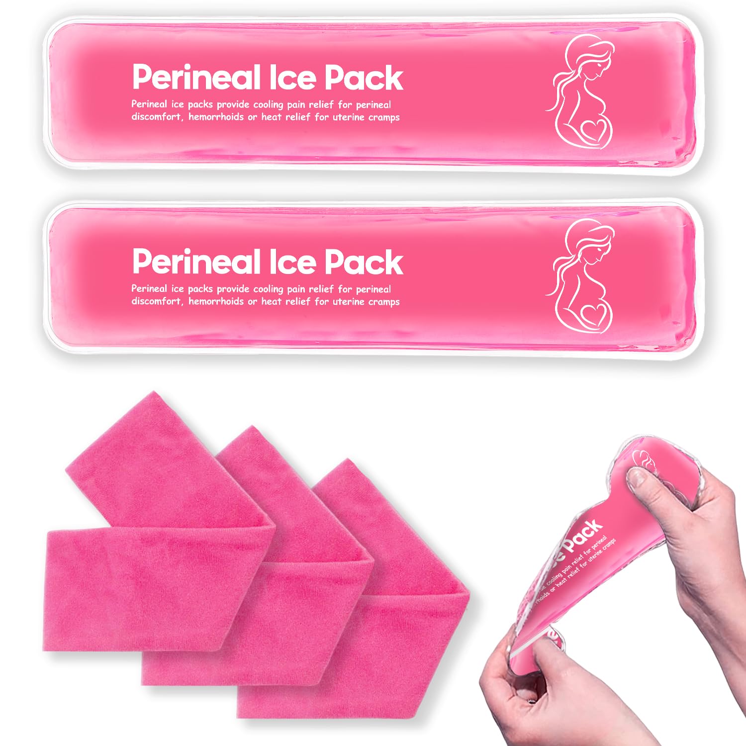 Snapklik.com : Perineal Ice Packs For Postpartum Reusable, Perineal ...
