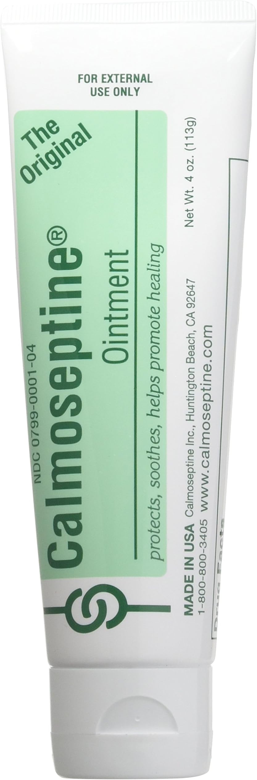 Amazon.com: Calmoseptine Ointment Tube (3 Pack), 4 Oz (Pack of 3), 12 ...