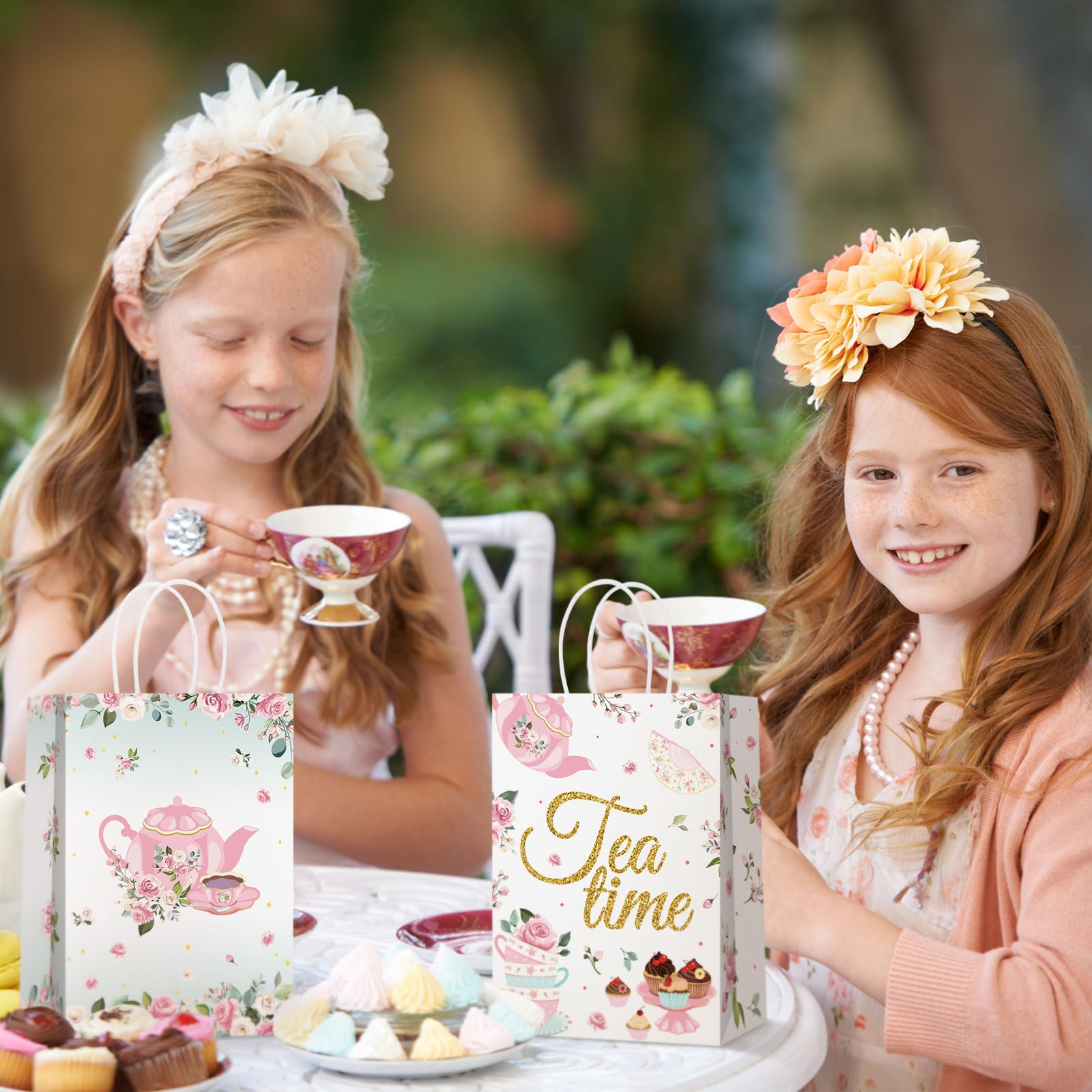 Little Girl Tea Party Favors Tea Party Favor With Charm Tea Party