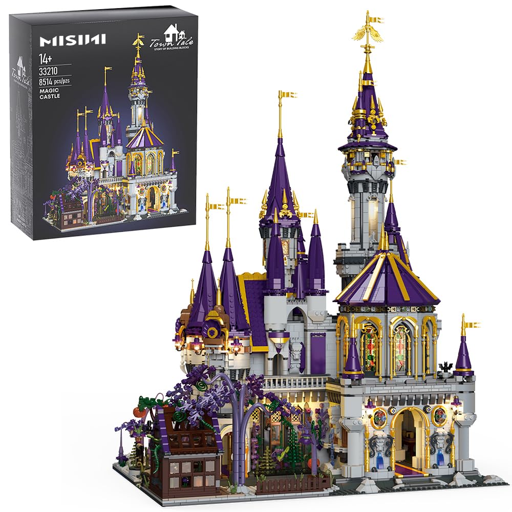 Amazon.com: MISINI 33210 Halloween Magic Castle Building Block Set ...