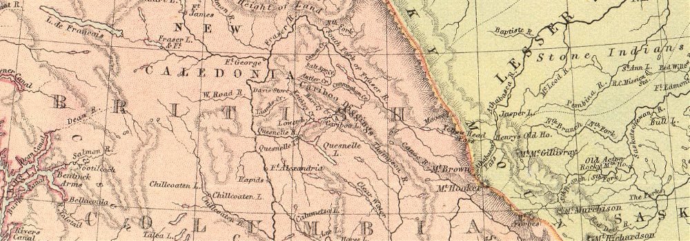 Tribal Map British Columbia Of The First Water: Canoes On The Move For