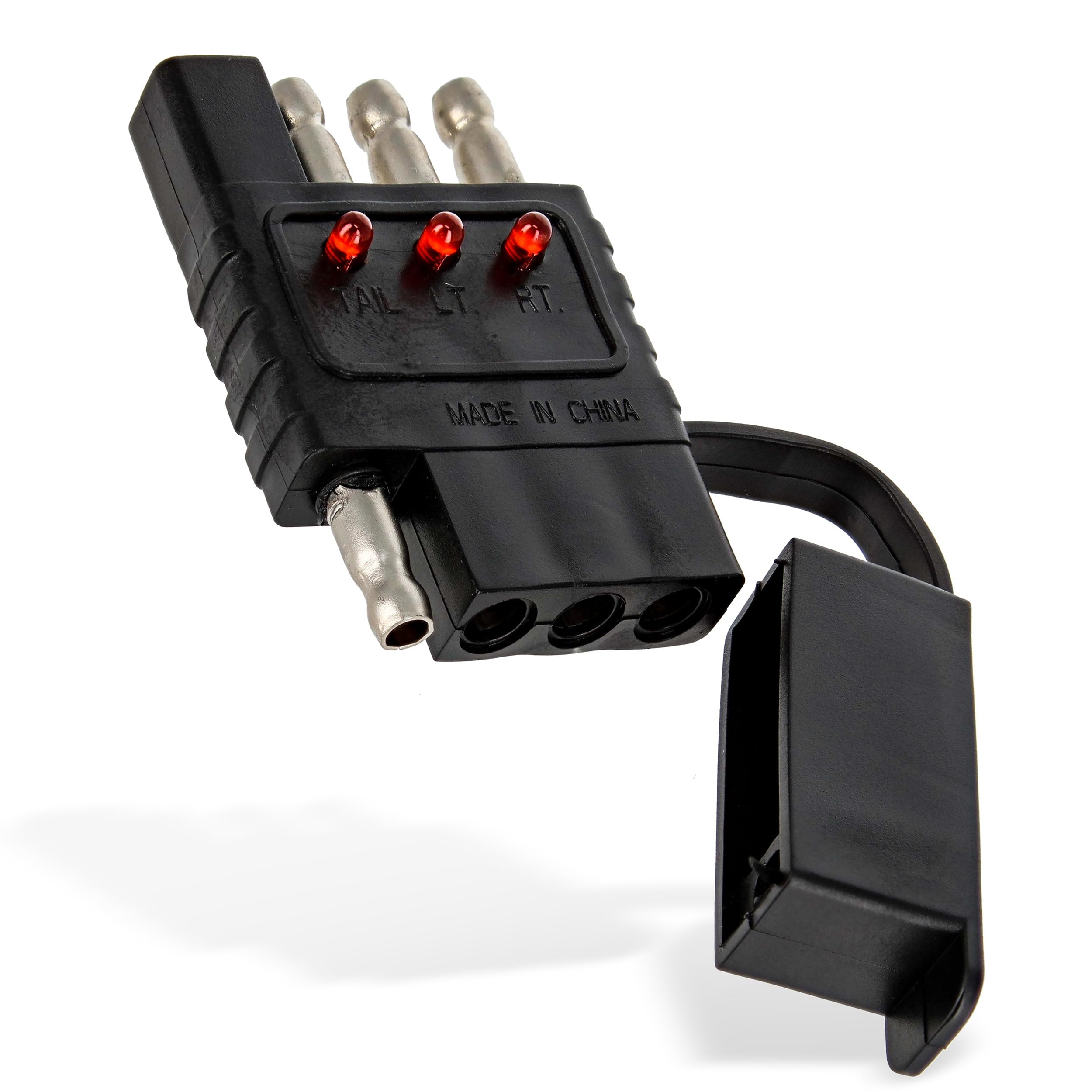 Snapklik.com : ABN Trailer Light Tester 4 Pin Trailer Plug Adapter