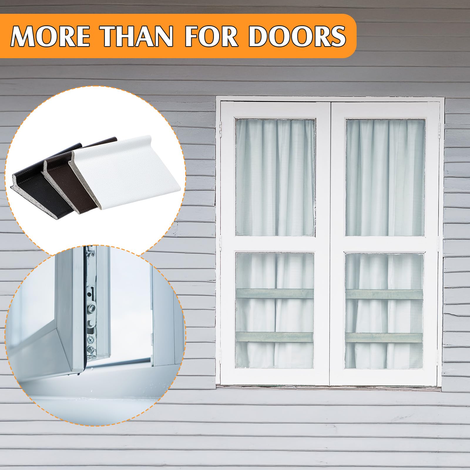Snapklik.com : Jetec 6 Peices Self-Adhesive Door Corner Seals, Gap ...