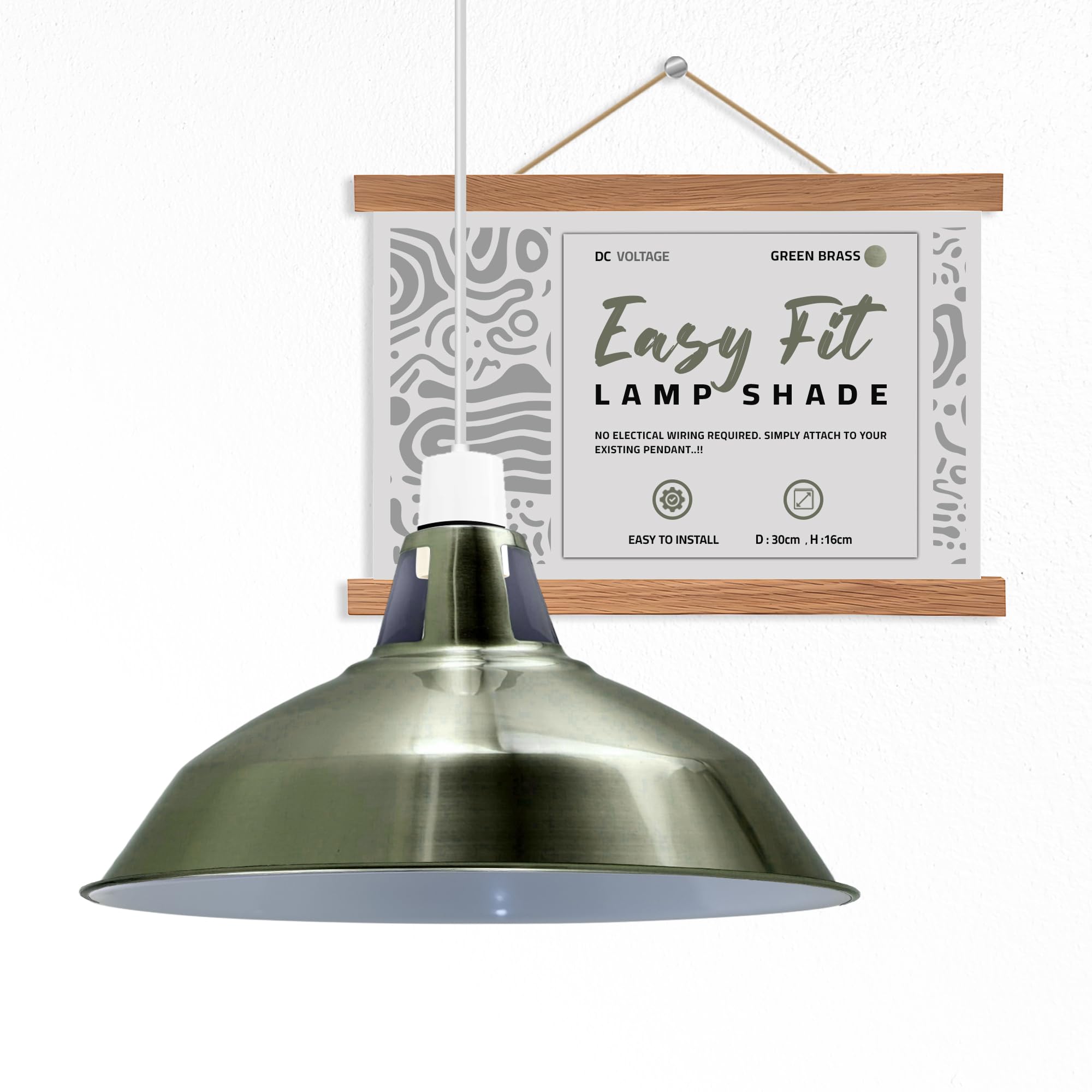 Retro Modern Metal Lamp Shades Ceiling Light Shades, Vintage Industrial ...