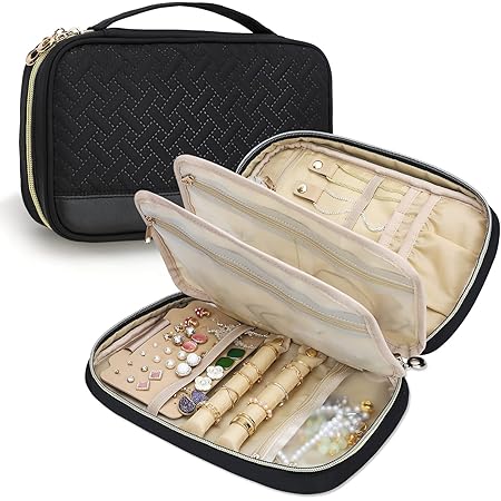 Amazon.com: MODUS BAGS Travel Jewelry Organizer, Large Capacity Case ...
