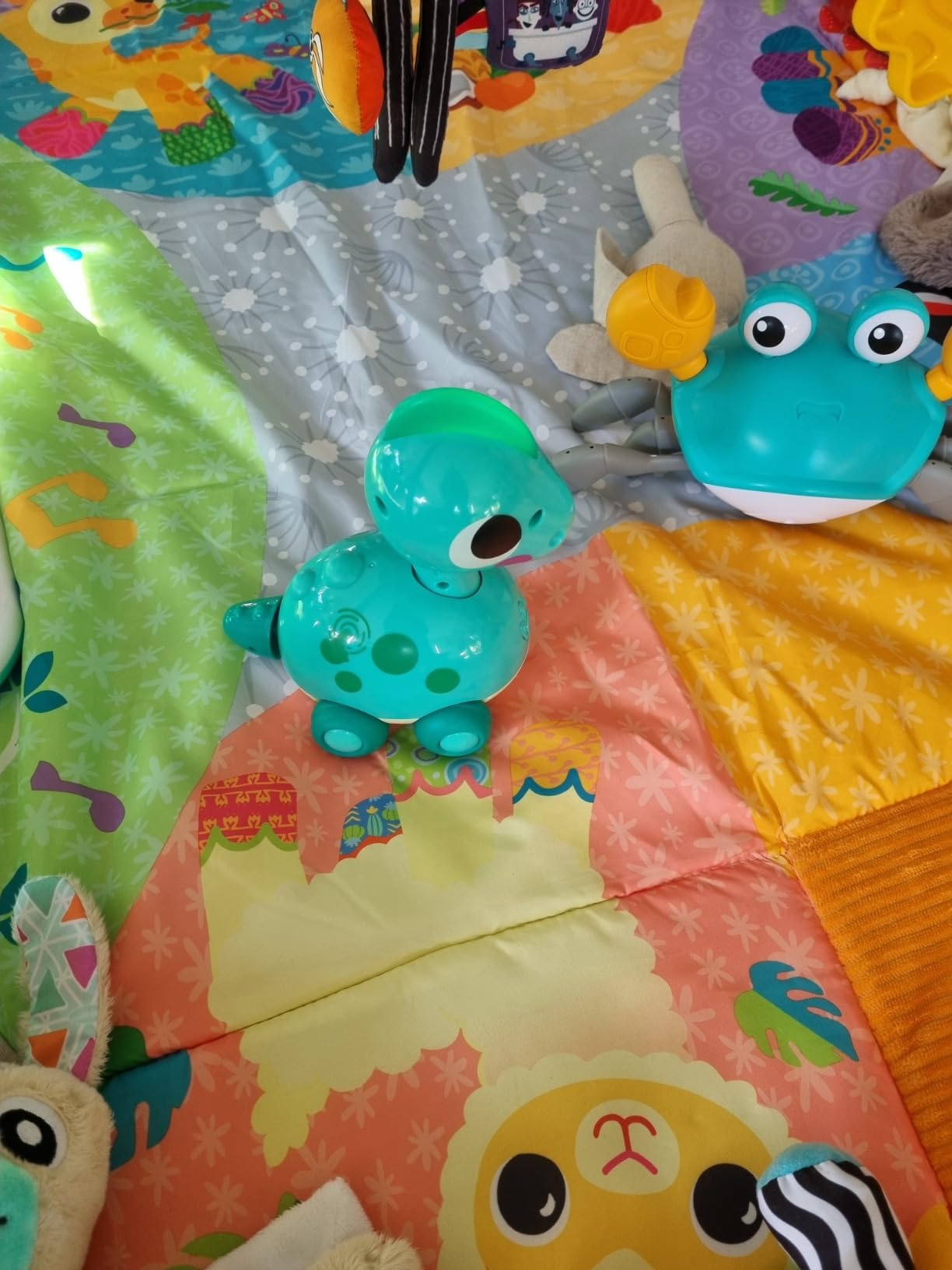 YOLOMOON Baby Toys 6-12 Months, Musical Dinosaur Toys for 1 2 Year Old Boys Girls Toddlers ...