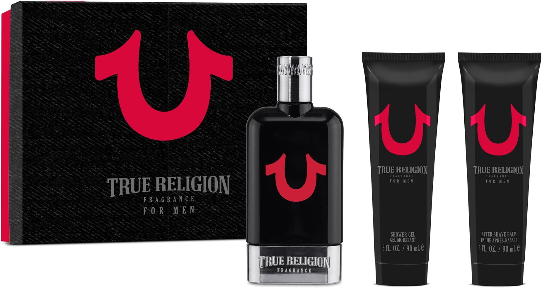 Amazon.com : True Religion Men 3-Piece Gift Set - Men's Cologne - 3.4 ...