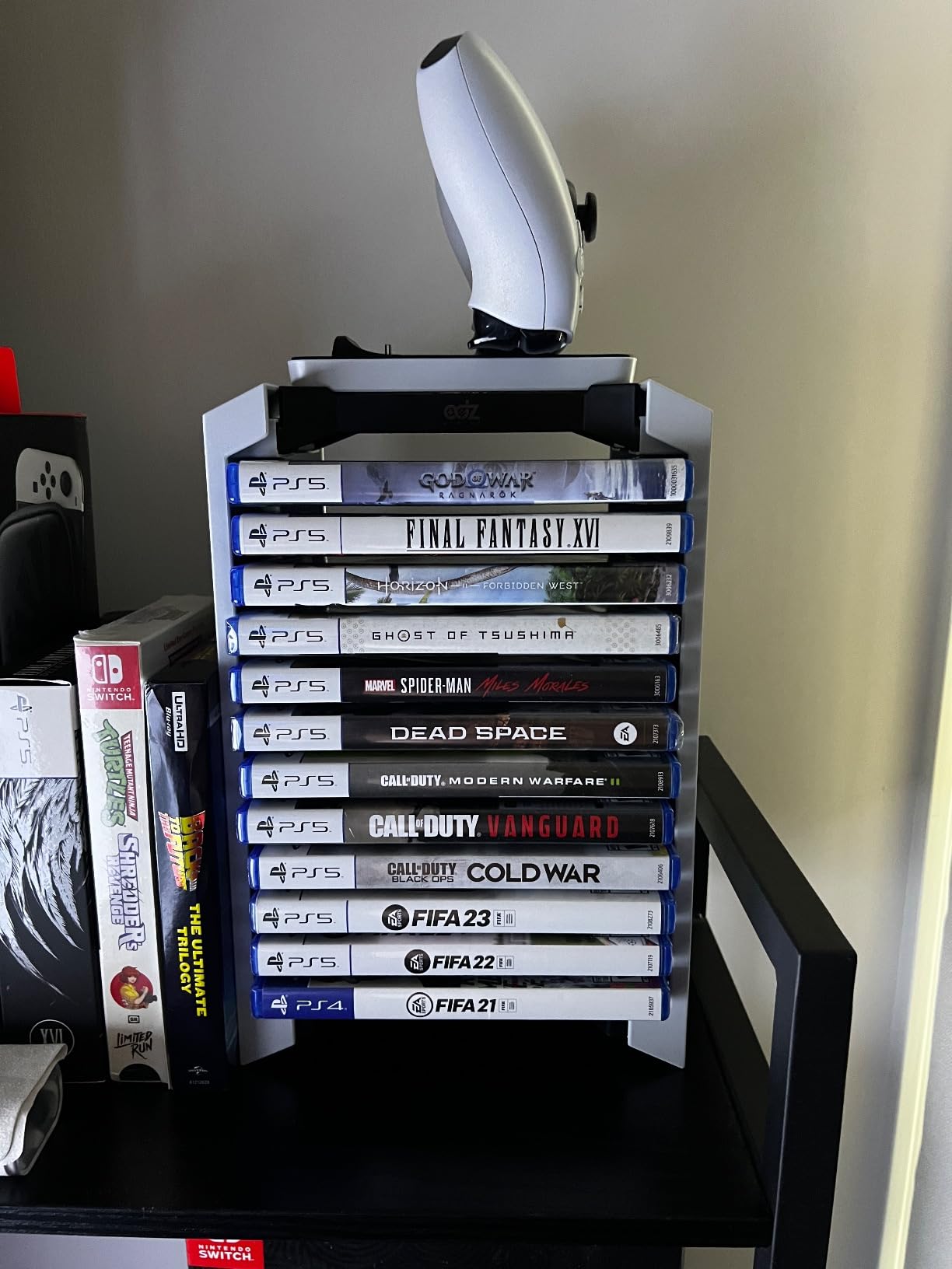 Amazon.com: ADZ 3 in 1 Game Console Organizer, PS5 Accessories Set -12 ...