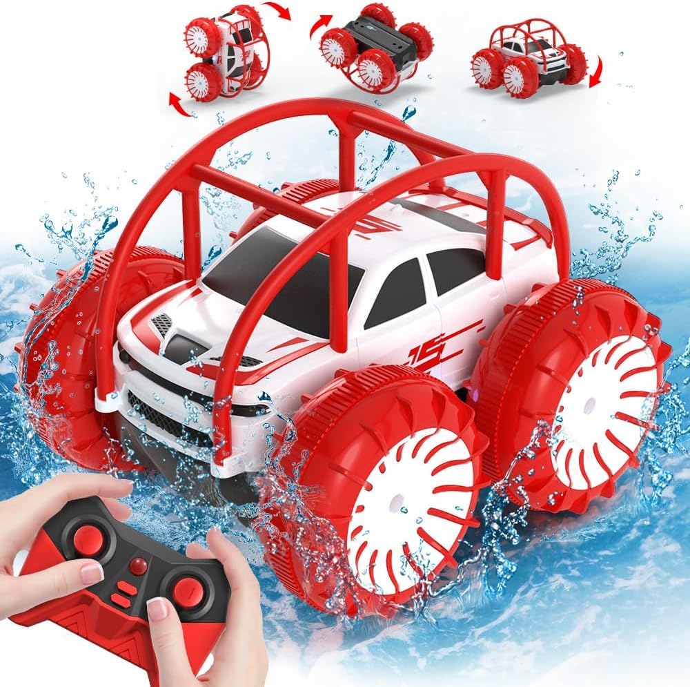 MaxTronic Direct Charging Remote Control Car for Kids, Amphibious RC ...