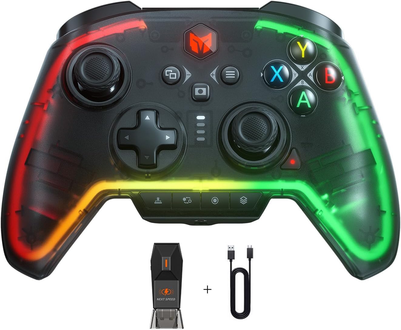 Amazon.com: PC Controllers for Gaming, BIGBIG WON Rainbow 2 SE Wireless ...