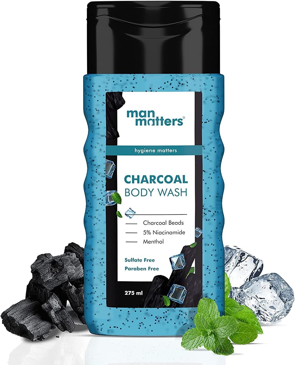 Amazon.com: Metrol Man Matters Charcoal Body Wash for Men | with 5% ...