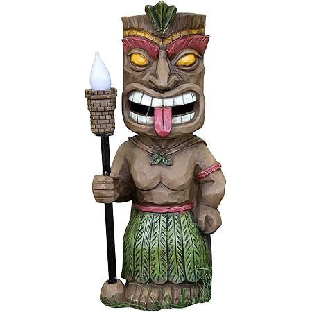 Amazon.com : Design Toscano Tiki Gods Three Pleasures and Luau Statue ...