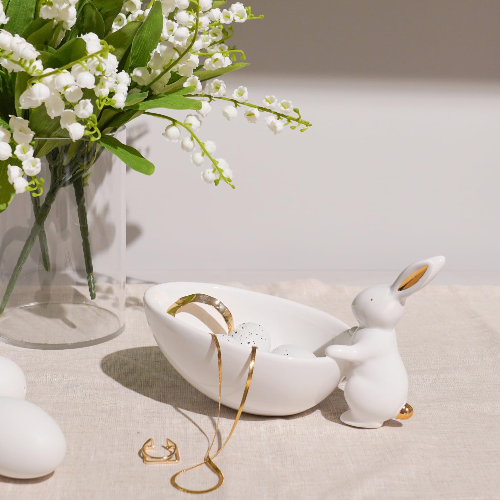 Amazon.com | Easter-Decorations - Candy Dish Bowl - Candy Server - Nut ...