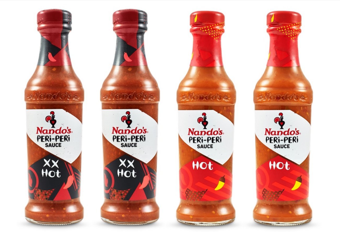 Amazon.com : Nando's PERi-PERi Sauce Heat Pack - Hot and Extra Extra ...