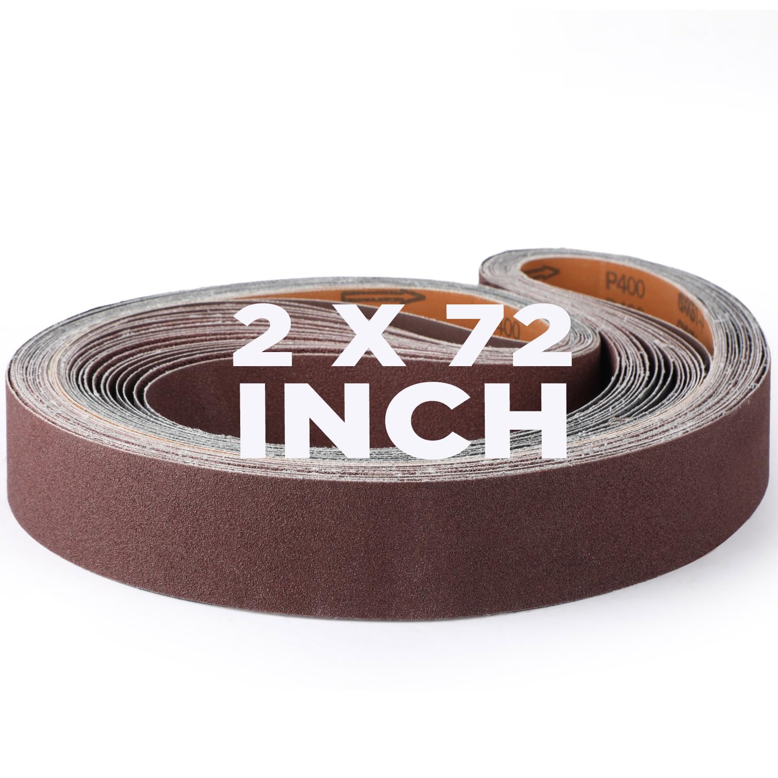 Heigble 20 Pieces 2 x 72 Inch Metal Grinding Ceramic Sanding Belts Kit ...