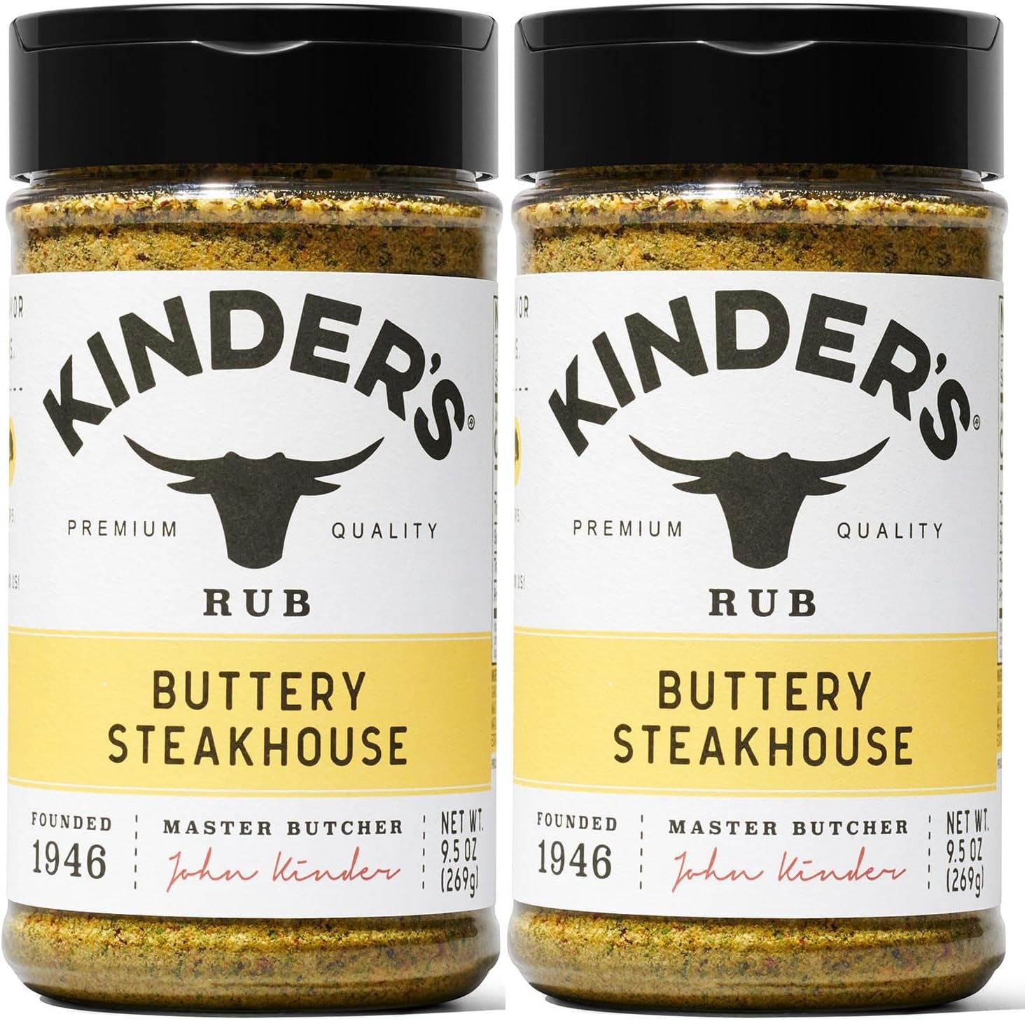 Amazon.com : Kinde Buttery Steakhouse Seasoning 9.5 oz. (Pack of 2) : Grocery & Gourmet Food
