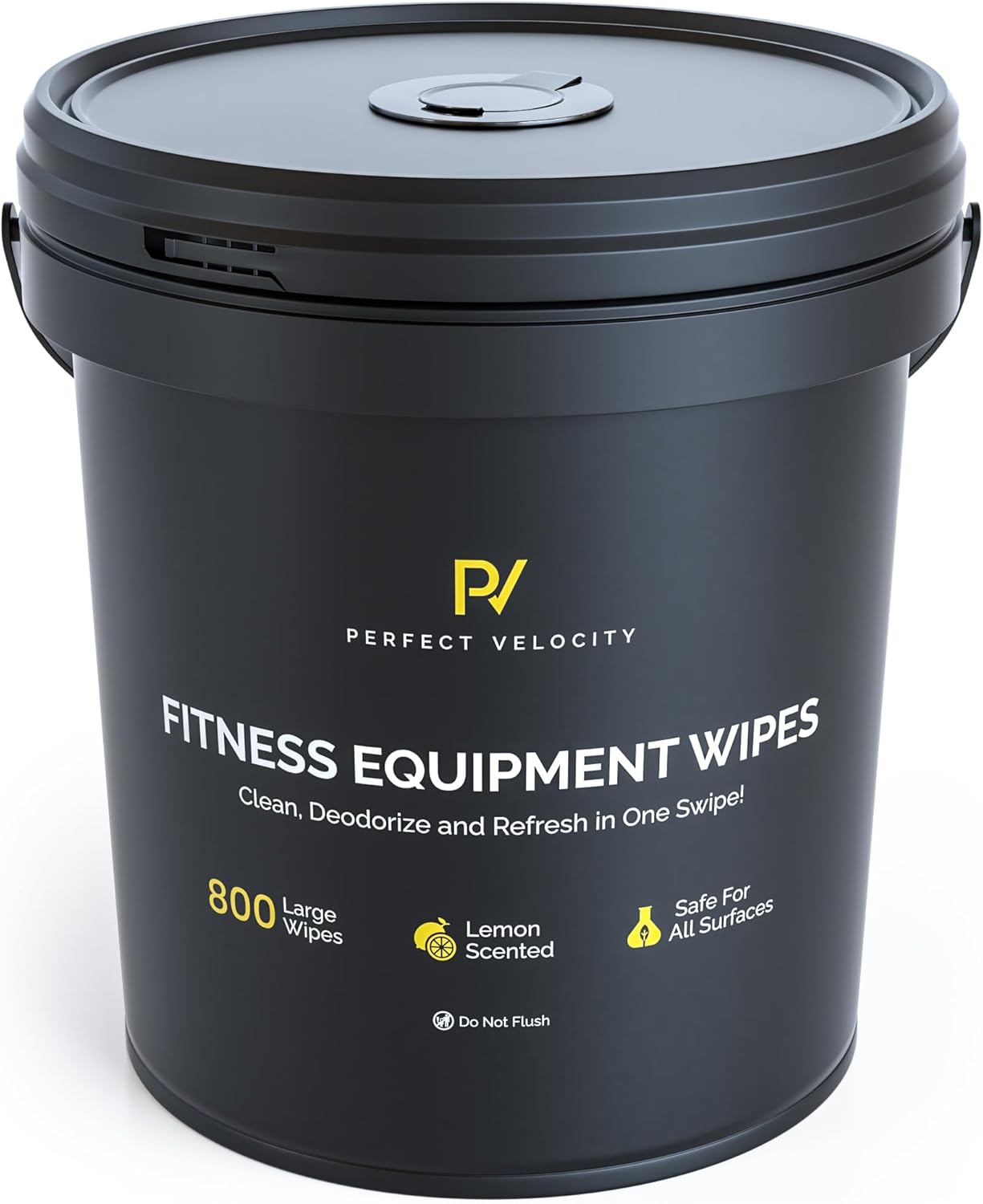 Amazon.com: Perfect Velocity Fitness Equipment Wipes with Reusable ...