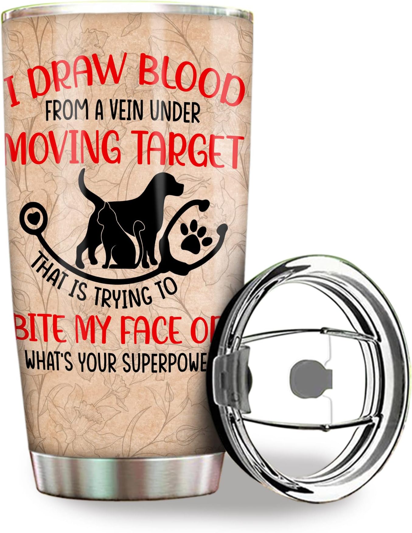 Amazon.com | MEDROC Funny Vet Tech Gifts - Vet Med Tumbler Stainless ...