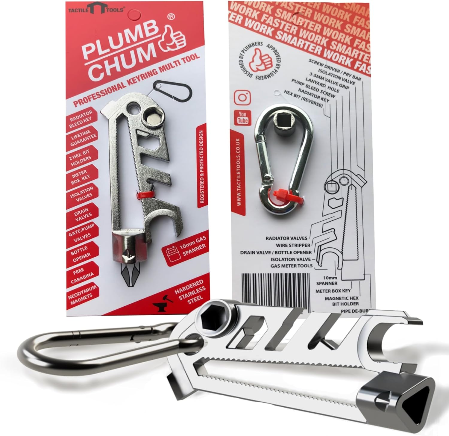 Plumb Chum universal bleed key, meter box key, The original Keyring ...