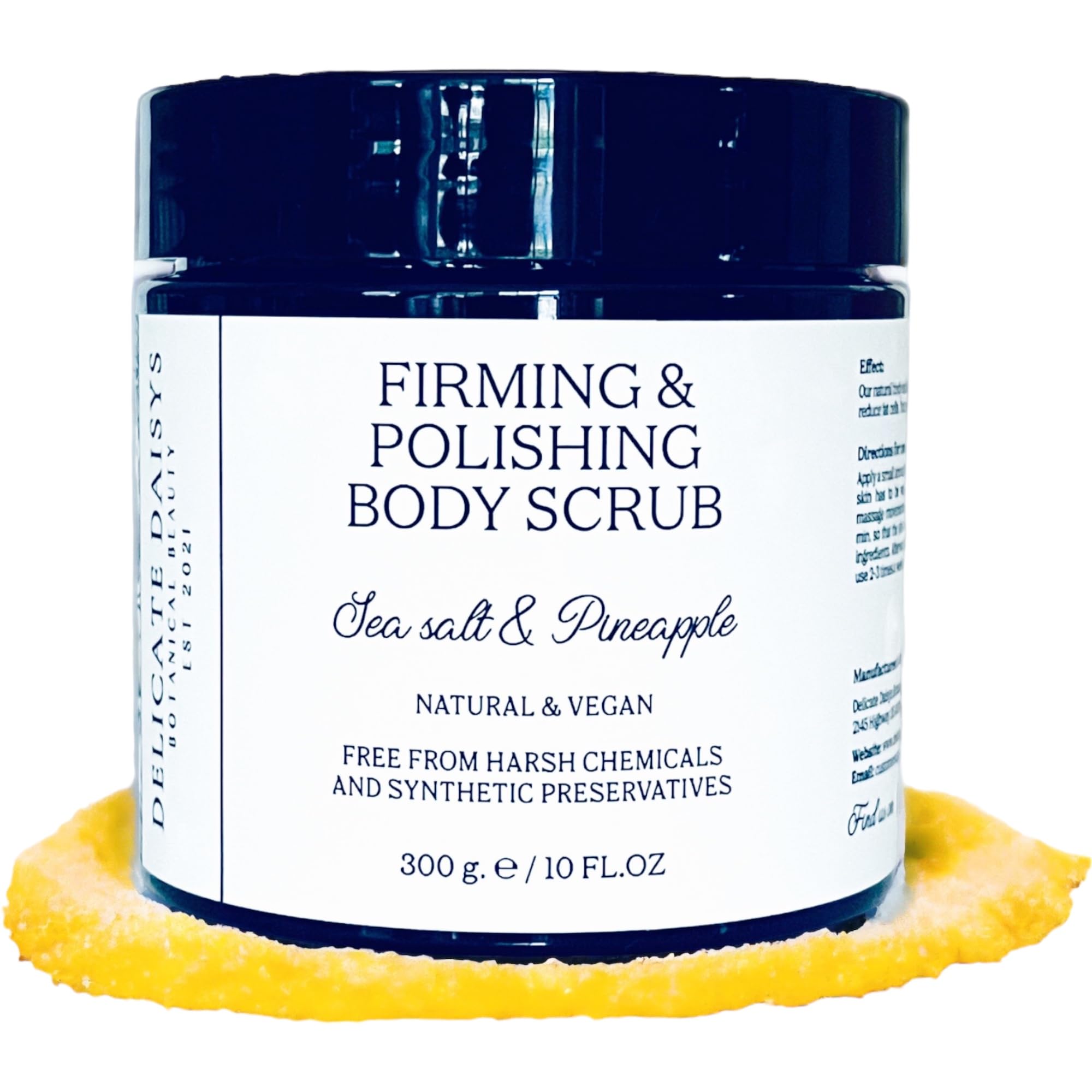 Amazon.com : Sea Salt & Pineapple Firming & Polishing Body Scrub with ...