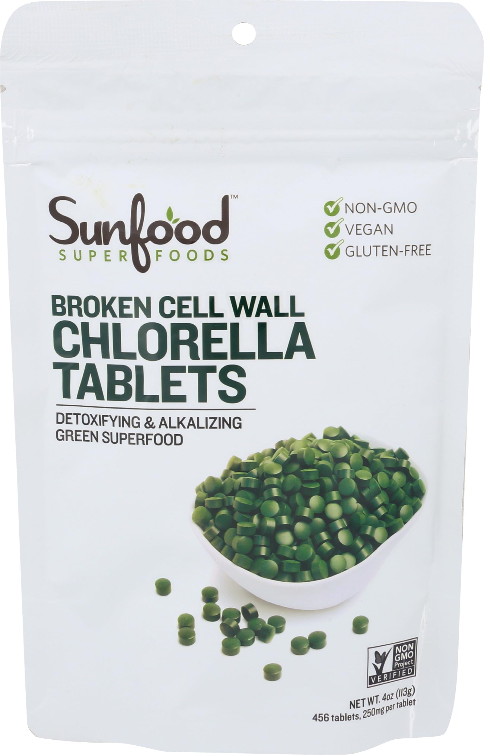Amazon.com: Sunfood Superfoods Chlorella Tablets - Chlorella Powder ...