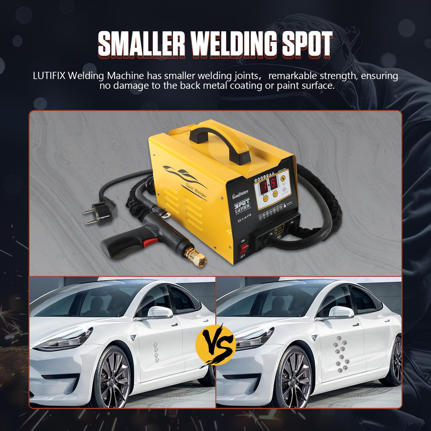 Snapklik.com : LUTIFIX 110V Car Body Stud Welder Dent Repair Kit,3KW ...