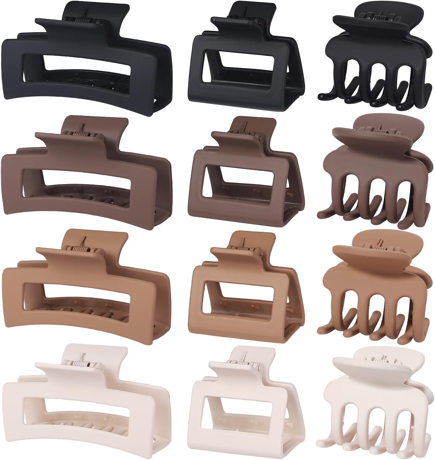 Amazon.com: SMKSL 3 Styles Hair Clips for Women: Small, Medium, Big ...